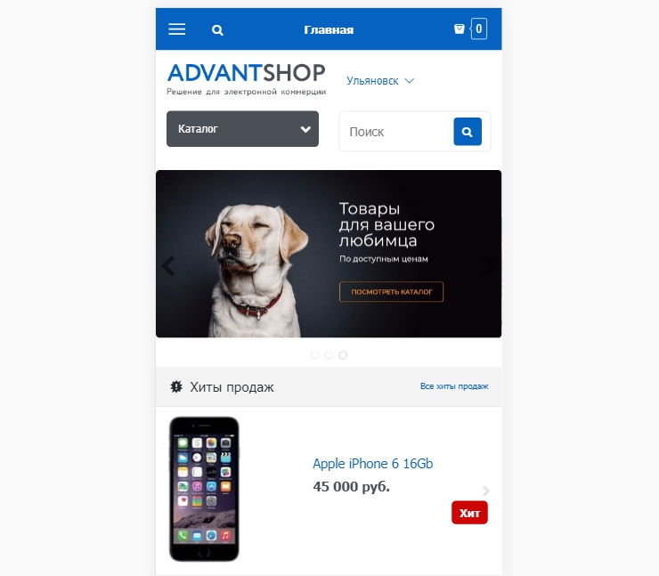 Какой шаблон дизайна выбрать — AdvantShop
